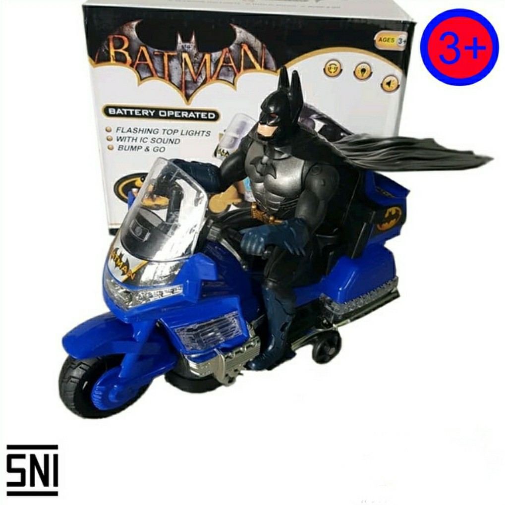 Jual MAINAN MOTOR BATMAN BISA JALAN BUMP GO ANAK EDUKATIF BATERAI ...
