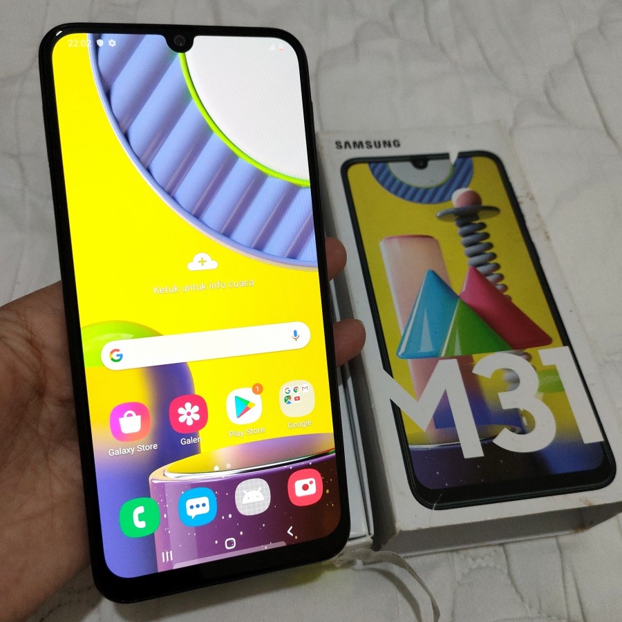Jual Samsung Galaxy M31 Ram 6/128 Gb SECOND BEKAS FULLSET | Shopee ...