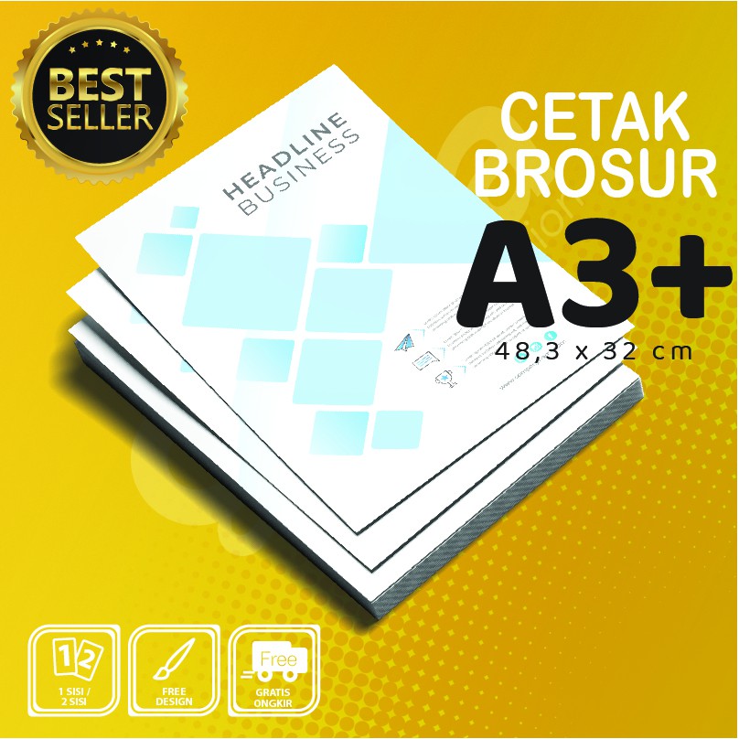 Jual Cetak Brosur / Leaflet / Flyer A3 - Lembaran | Shopee Indonesia