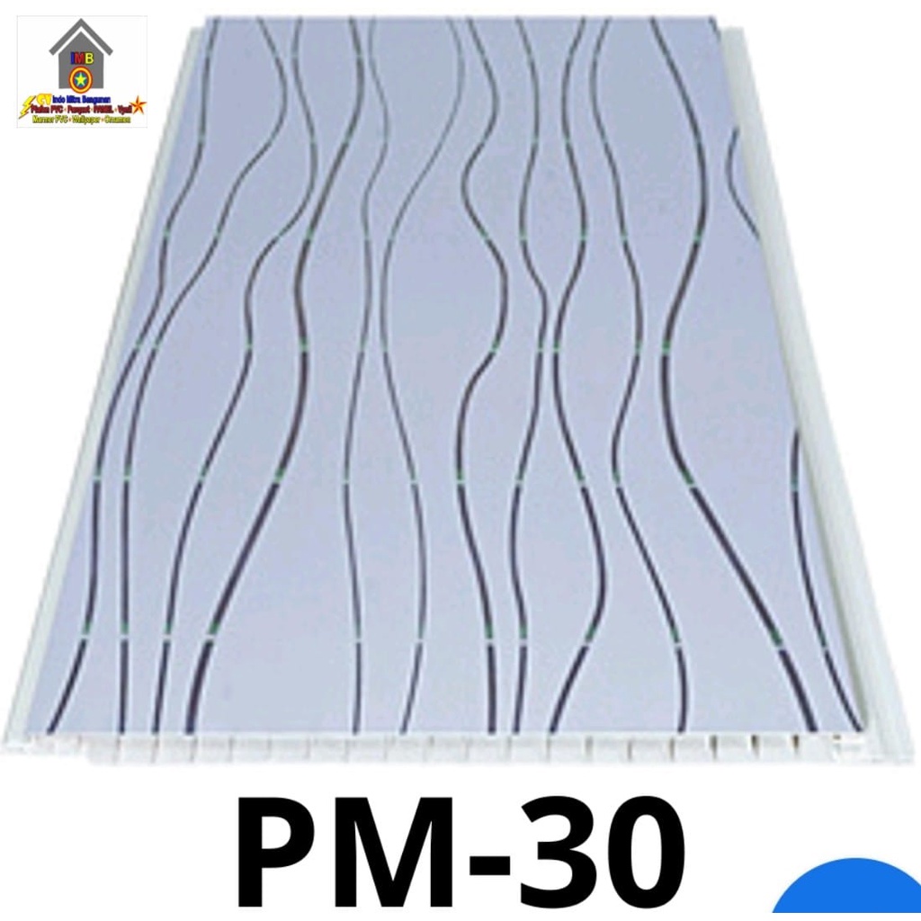 Jual Plavon PVC Lebar 20cm Kualitas 8mm premium tebal dan berkualitas ...