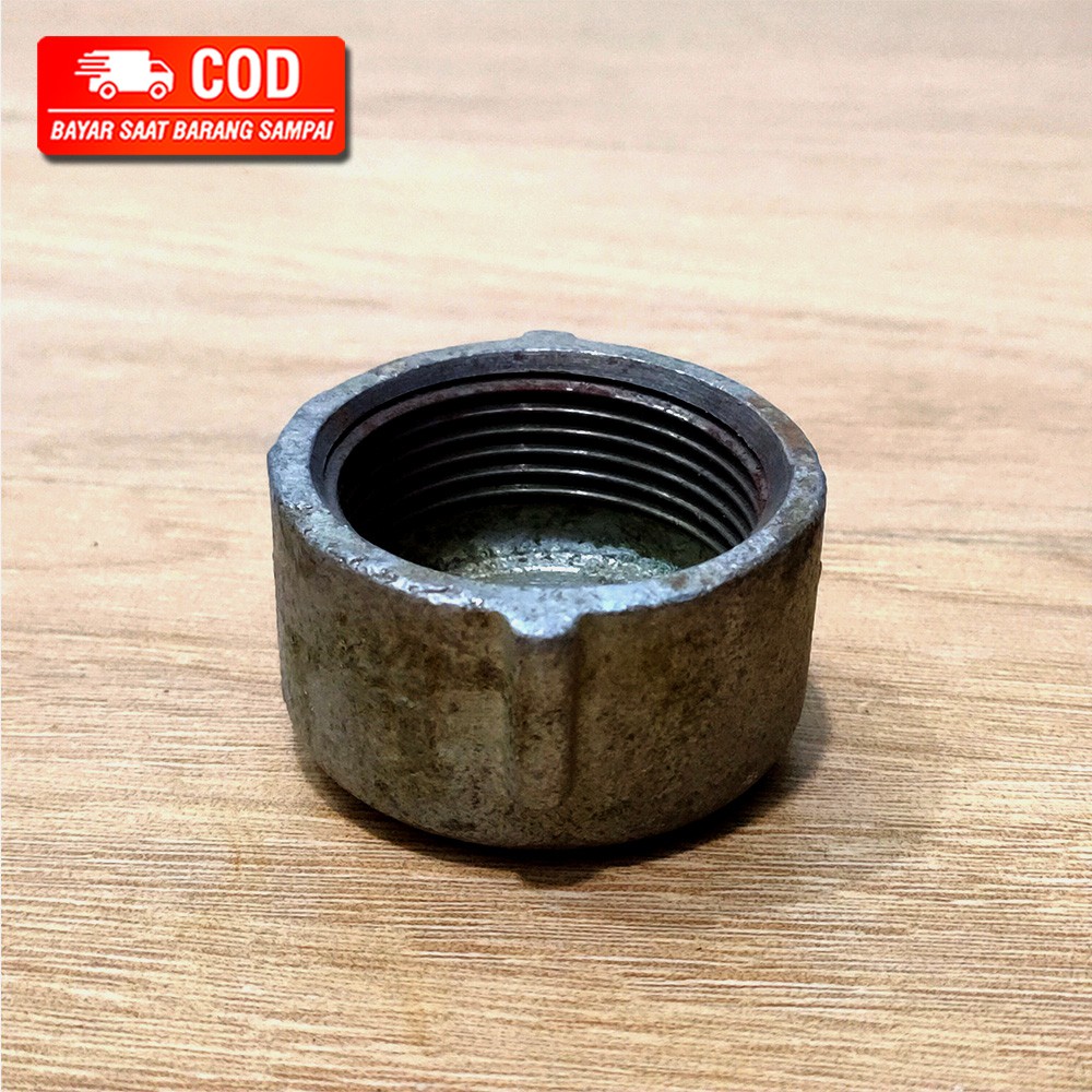 Jual DOP BESI DRAT DALAM 1 INCH / TUTUP PIPA BESI DRAT DALAM 1 INCH ...
