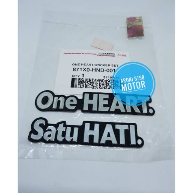 Jual Sticker One Heart / Satu Hati | Shopee Indonesia