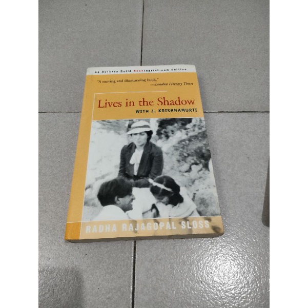 Jual buku original - lives in the shadow with j krishnamurti by radha ...