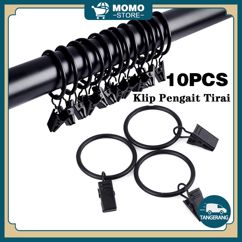 Jual 丨10Pcs/Set丨Ring Pipa Gorden / Curtain Rail Ring / Cincin Rel ...