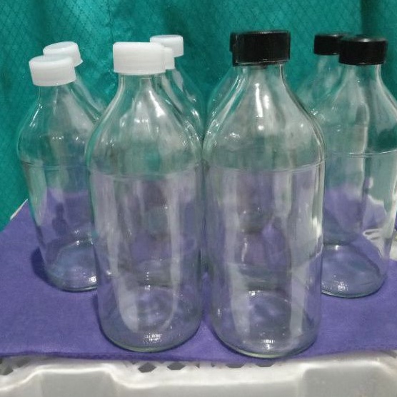 Jual botol kaca 500ml. botol cuka apel 500ml, botol kopi 500ml | Shopee ...