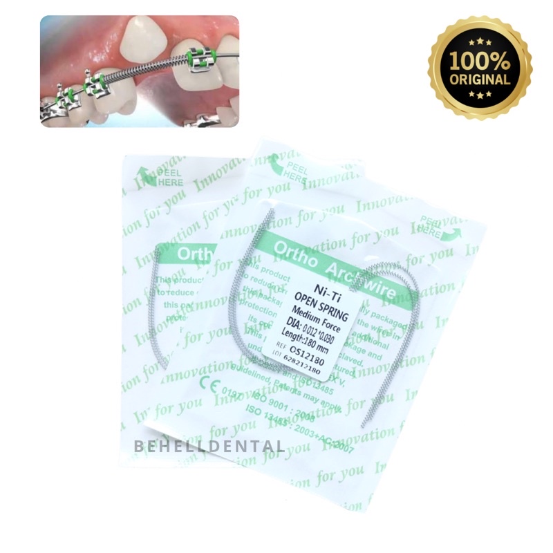 Jual 1PACK HIGH QUALITY KAWAT NITI OPEN COIL SPRING FDA OCS // Wire ...