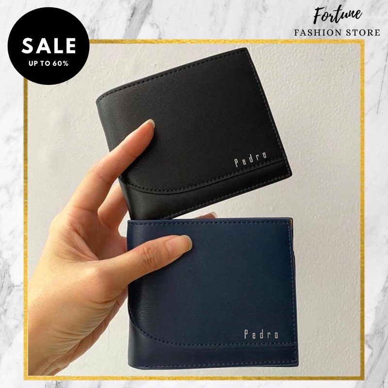 Jual PEDRO - SALE NEW WALLET FOR MEN 2021 ( black ) | Shopee Indonesia