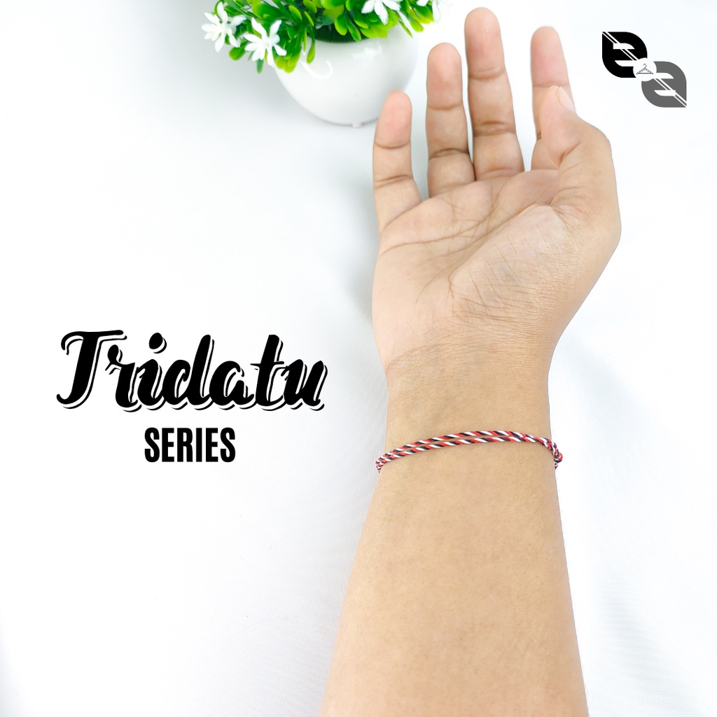 Jual Gelang Tridatu Asli Khas Bali Simple Minimalis 1.2 mm Tahan Air ...