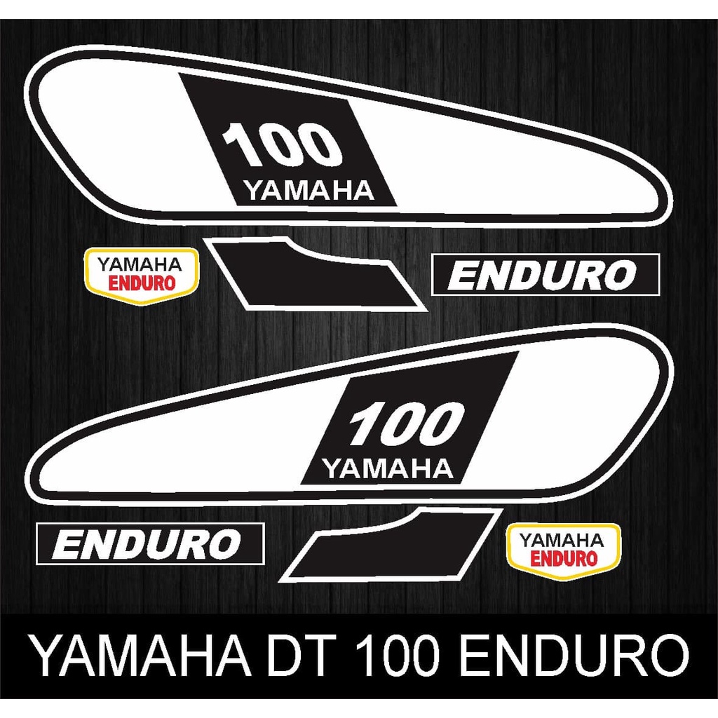 Jual STICKER STRIPING YAMAHA DT 100 ENDURO | Shopee Indonesia