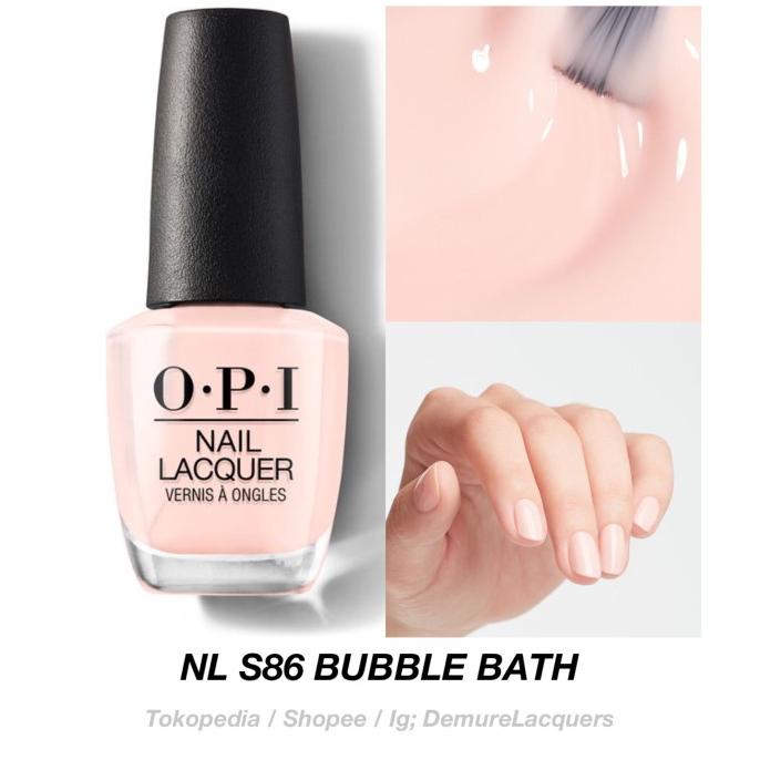 Jual OPI NL S86 BUBBLE BATH | Shopee Indonesia