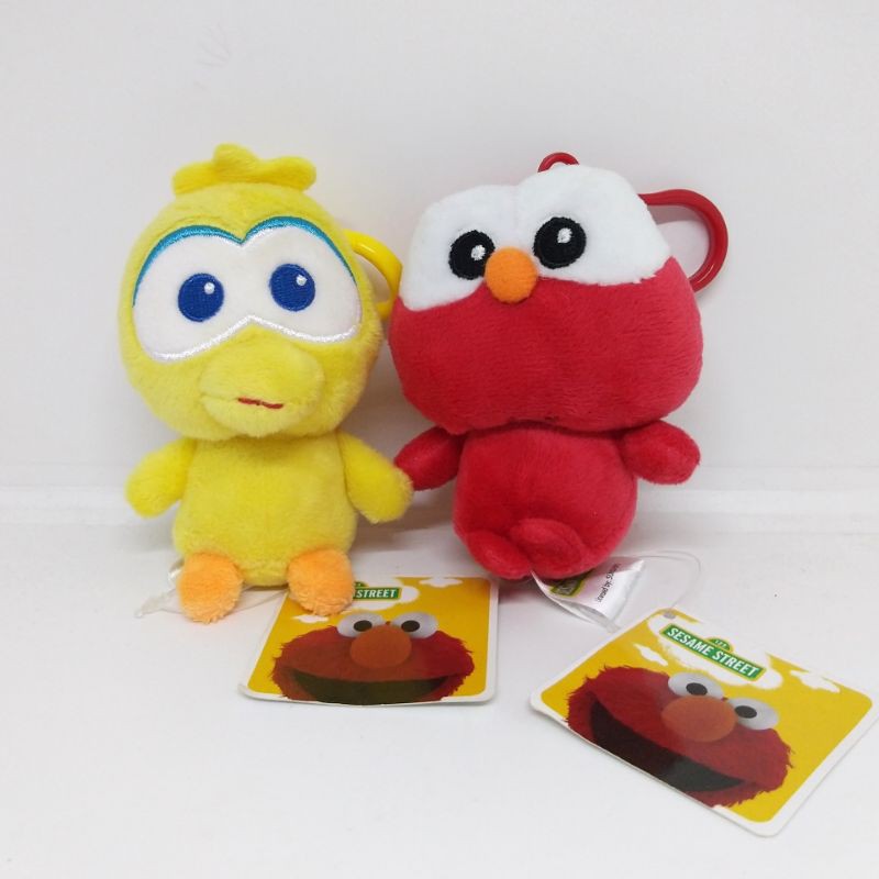 Jual Boneka elmo bigbird sesame street gantungan/2pcs elmo sesame ...