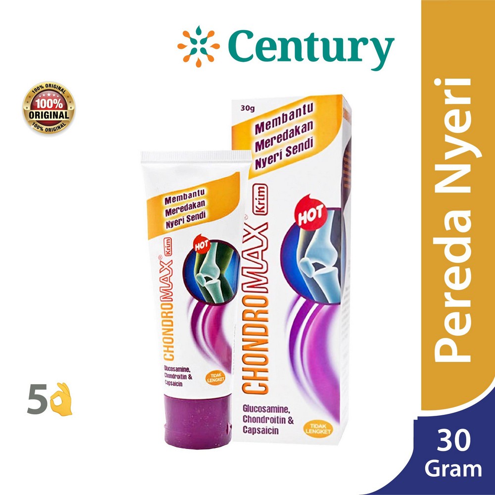 Jual Chondromax Krim Hot 30g / Nyeri Sendi / Pereda Nyeri / Glucosamin ...
