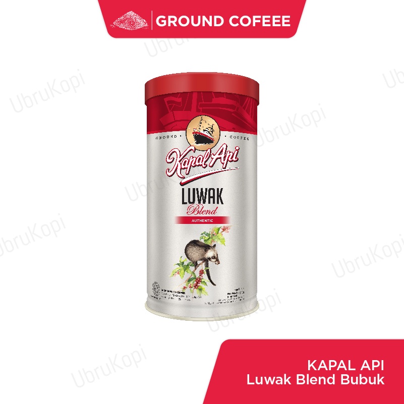 Jual Kapal Api Kopi Luwak Blend Bubuk Tin 200gr | Shopee Indonesia