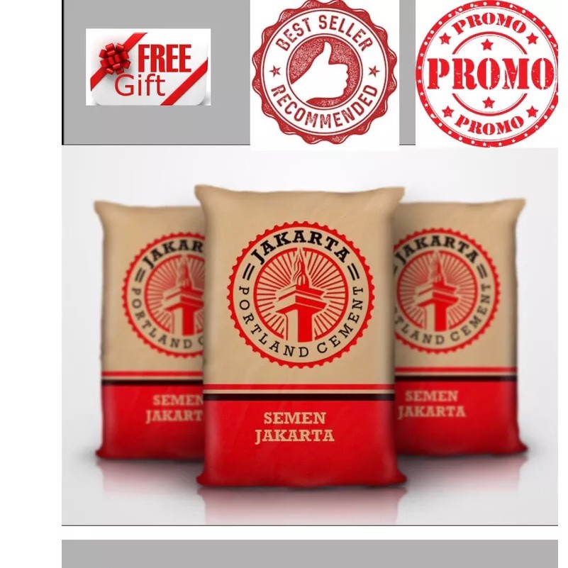 Jual Semen jakarta 50kg 200 zak / 40kg 250 zak | Shopee Indonesia