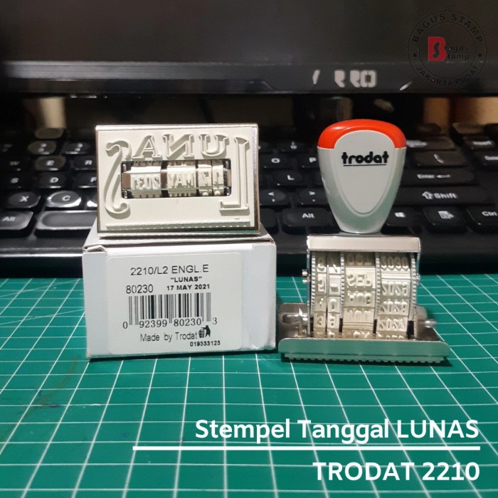 Jual Stempel Paid Lunas Received dengan Tanggal Manual Trodat 2210 ...