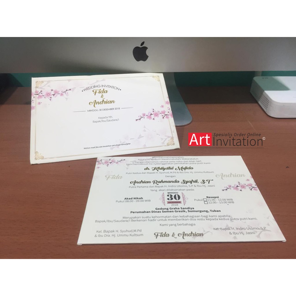 Jual Undangan Pernikahan Hard Cover Landscape | Shopee Indonesia