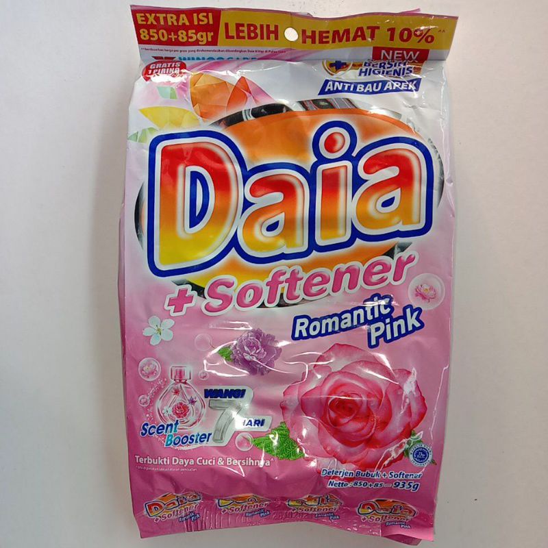 Jual Daia Detergen Softener Romantic Pink 850gr | Shopee Indonesia