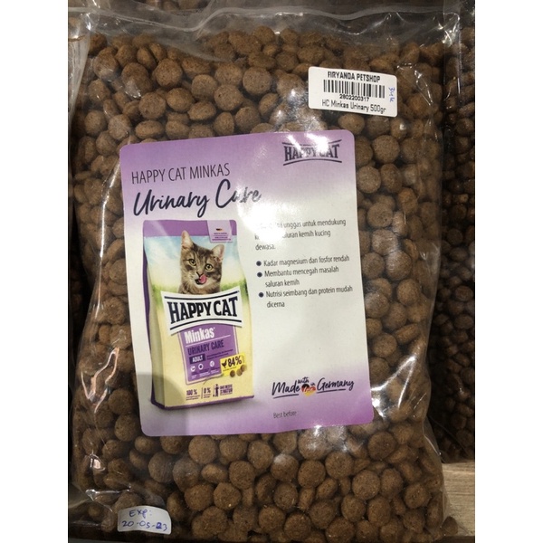 Jual Happy Cat urinary repack 500gr | Shopee Indonesia