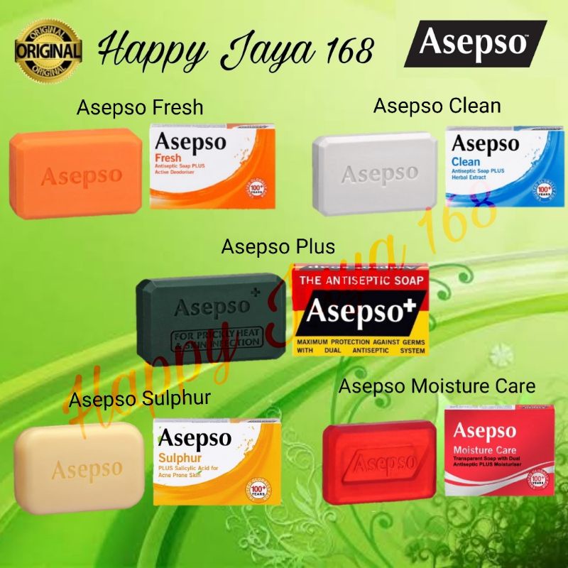 Jual Sabun Batang Asepso 80 gr Antiseptic Soap | Shopee Indonesia