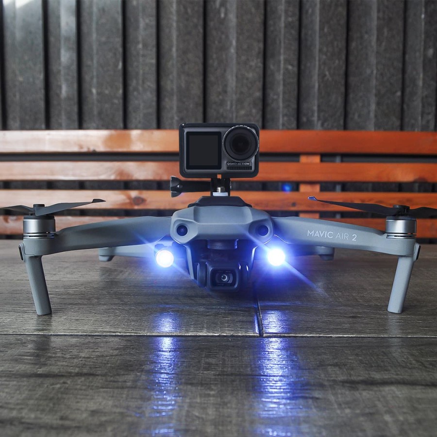 Jual Night Flight Lamp Lighting Kit With Camera Bracket DJI Mavic air 2 ...