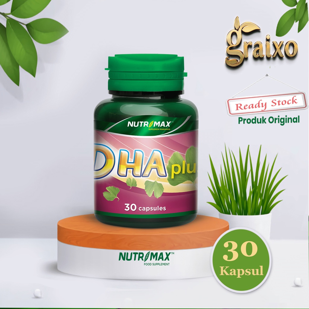 Jual DHA Plus Nutrimax 30 Naturecaps Membantu menutrisi otak dan ...