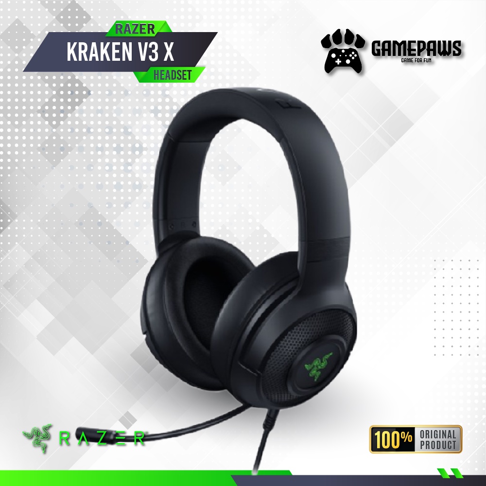 Jual Razer Kraken V3 X Wired USB Gaming Headset V3X V3-X | Shopee Indonesia