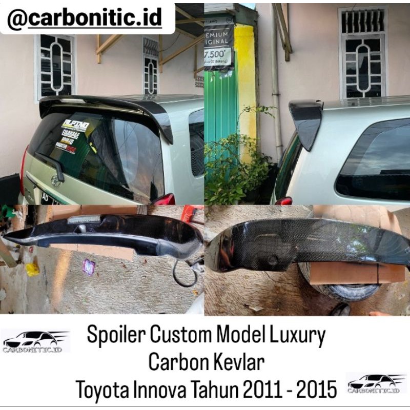 Jual Spoiler Custom Model Kuncup Toyota Kijang Innova Luxury 2011 ...