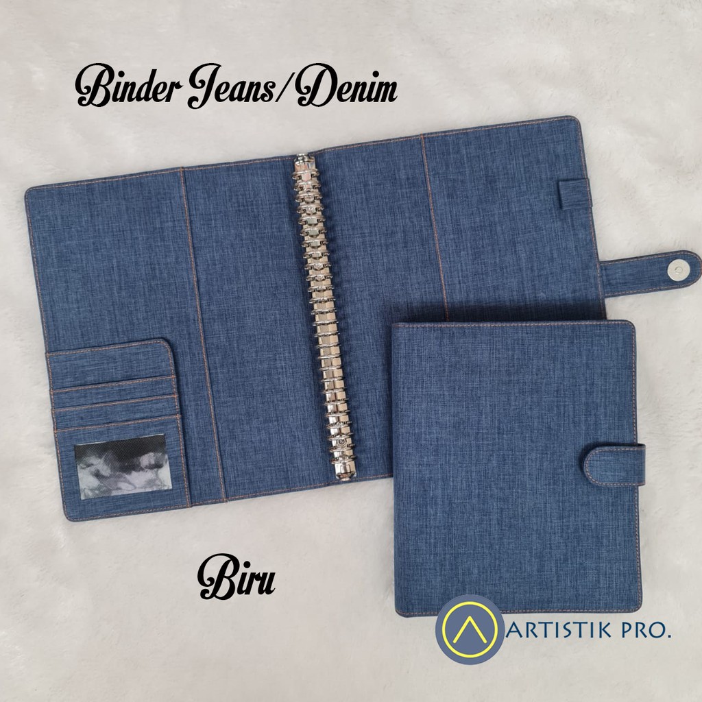 Jual BINDER JEANS/DENIM 7 PILIHAN WARNA, A5 & B5 | Shopee Indonesia