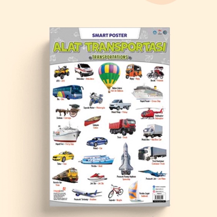 Jual SMART POSTER ALAT TRANSPORTASI | Shopee Indonesia