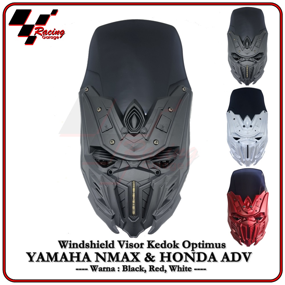 Jual Windshield Visor Tameng Kedok Optimus Yamaha NMAX & Honda ADV ...