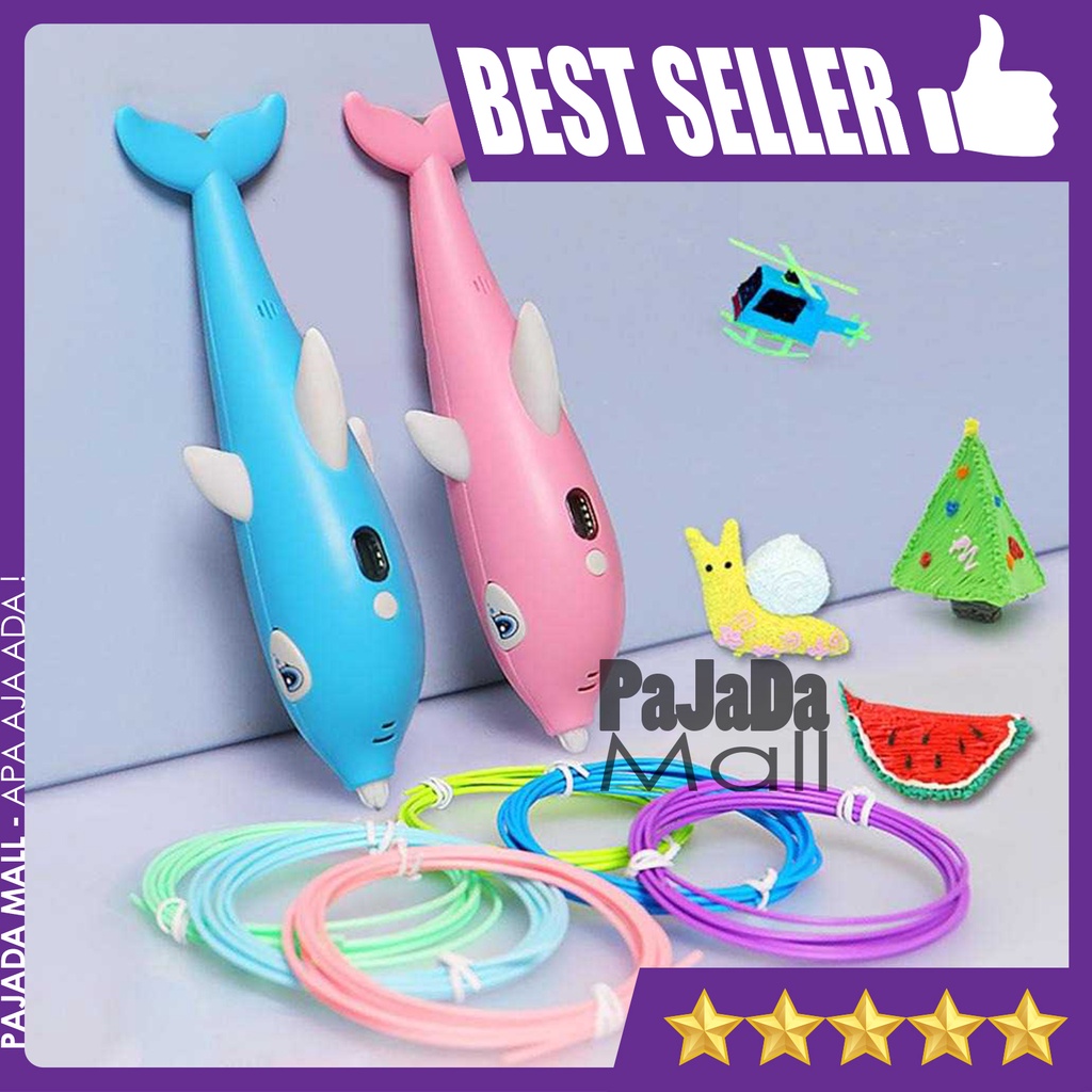 Jual Set 3D Drawing Pen - 3D Printing Pen Art Drawing - Pulpen Gambar ...