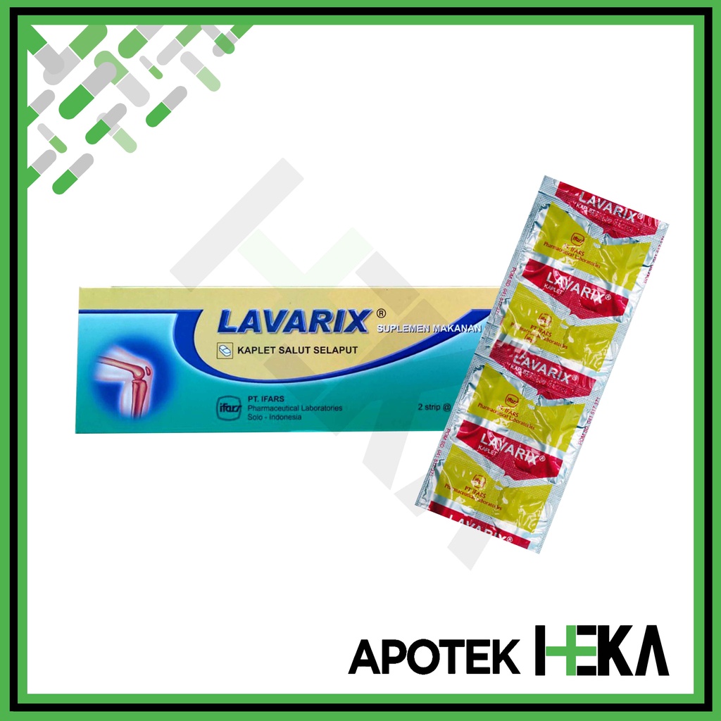 Jual Lavarix Kaplet Box isi 2x10 Tablet - Menjaga Kesehatan Sendi ...