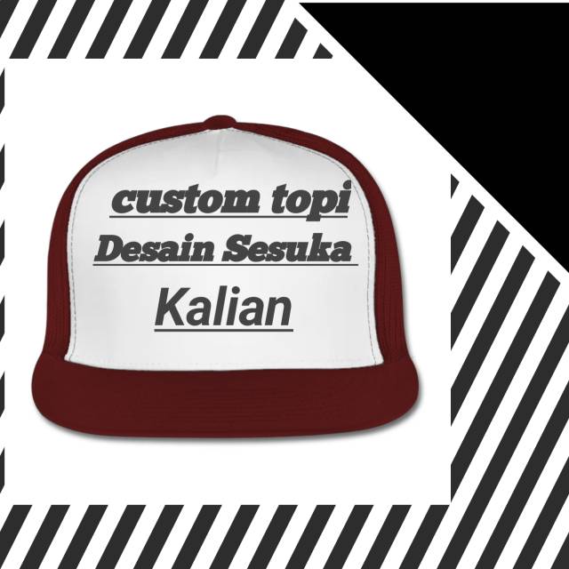 Jual Custom topi jerami/Trucker Murah | Shopee Indonesia