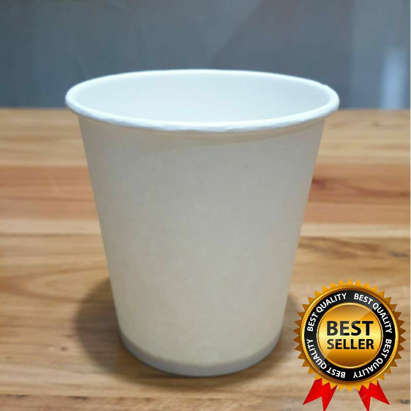 Jual Paper Hot Cup Polos 6.5 Oz 195ml ( isi 50 pcs ) | Shopee Indonesia