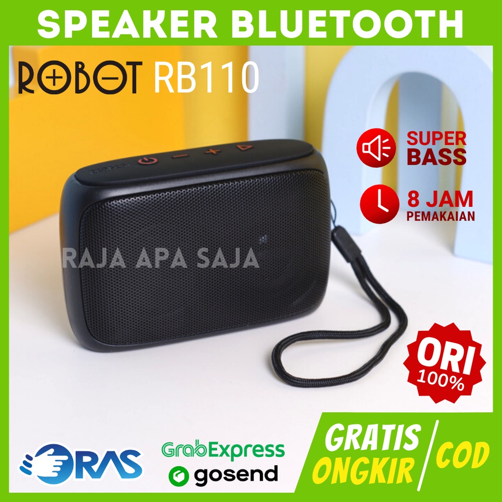Jual Speaker Bluetooth Robot Full Bass Spiker Salon Portable Wireless Mini RB110 | Shopee Indonesia