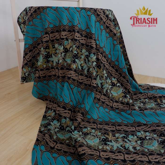 Jual Kain Batik Meteran Polyester 113 cm Foil Triasih - Campuran Parang ...