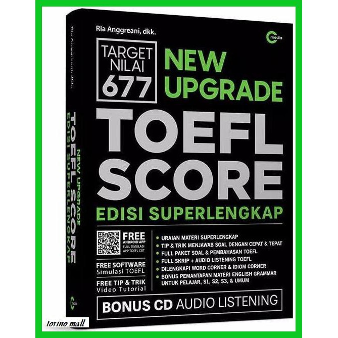 Jual BUKU-PERSIAPAN-UJIAN- NEW UPGRADE TOEFL SCORE EDISI SUPERLENGKAP + CD -GO-EXAM. | Shopee ...