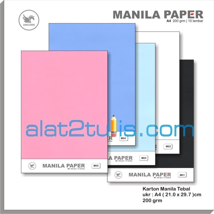 Jual Karton Manila Paper Pastel 160 gr A4 | Shopee Indonesia