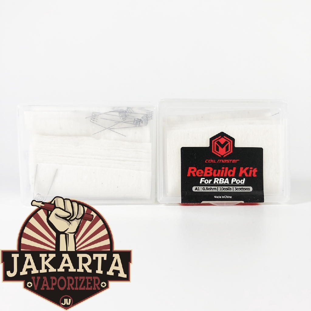 Jual [RBA 0.8] COIL MASTER RBA REBUILD KIT FOR RBA POD A1 0.8 OHM ...