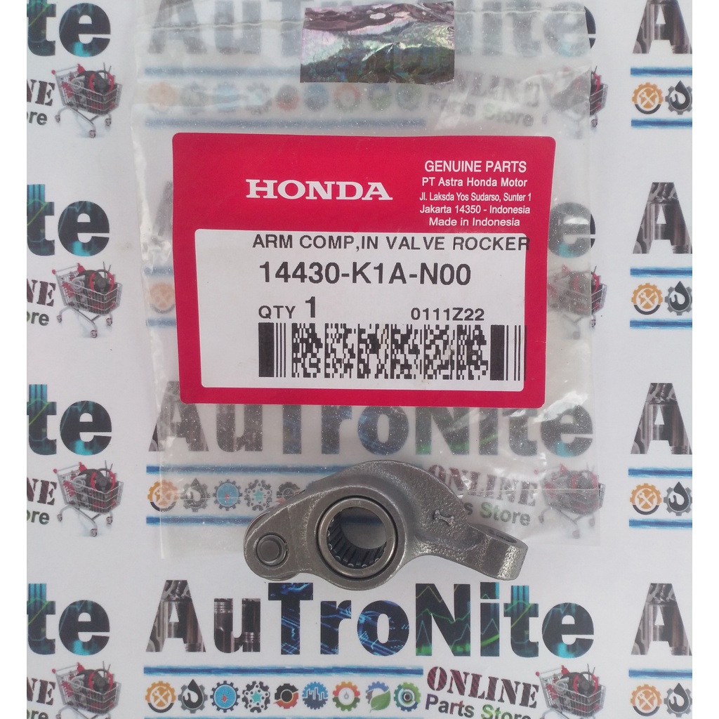 Jual Templar Arm Comp In Valve Rocker 14430-K1A-N00 Original Honda ...