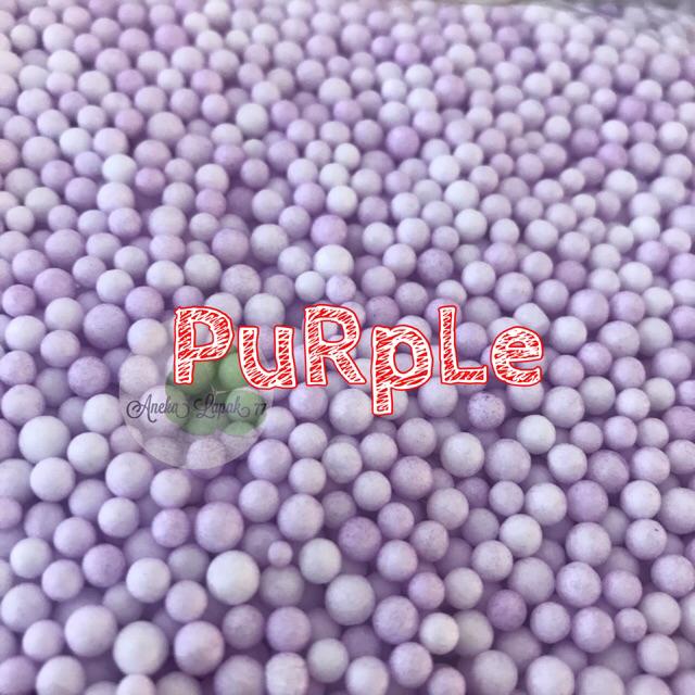 Jual Styrofoam butir foam slime 1 warna art project hiasan prakarya ...