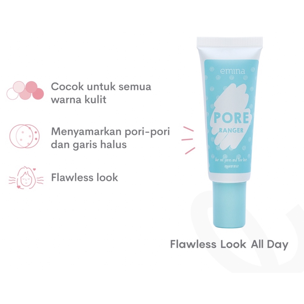 Jual Emina Pore Ranger 20mL | Base MakeUP | Primer Wajah Make Up ...