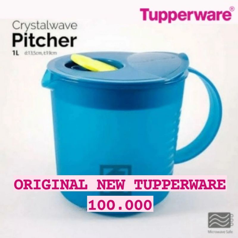 Jual Crystalwave Pitcher 1 Liter TUPPERWARE ORIGINAL NEW | Shopee Indonesia