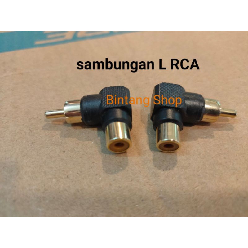 Jual Adapter sambungan RCA MODEL L per 1 pcs | Shopee Indonesia