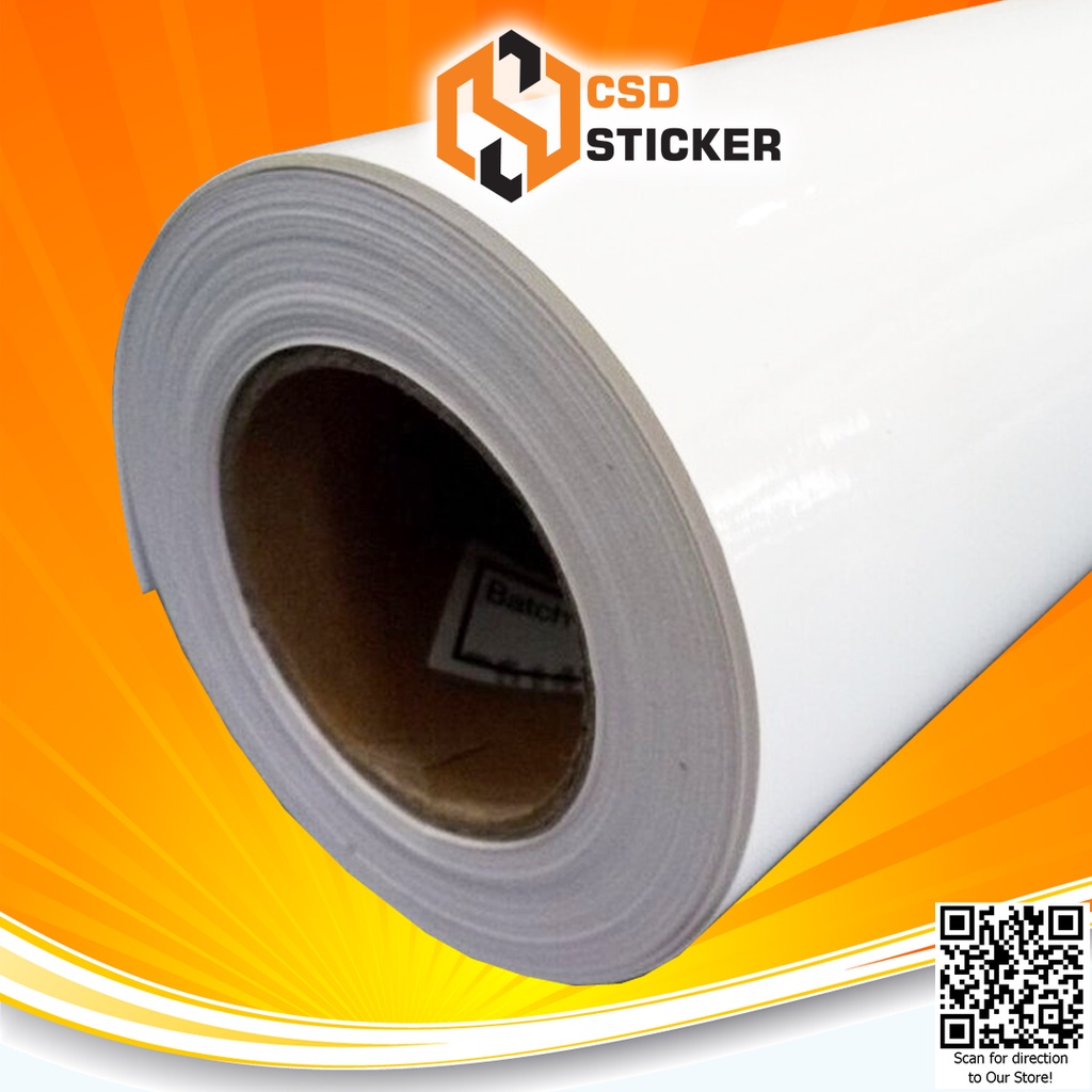 Jual Sticker Vinyl Inkjet A3 Roll Stiker Plastik Ecer minimal order 2m ...