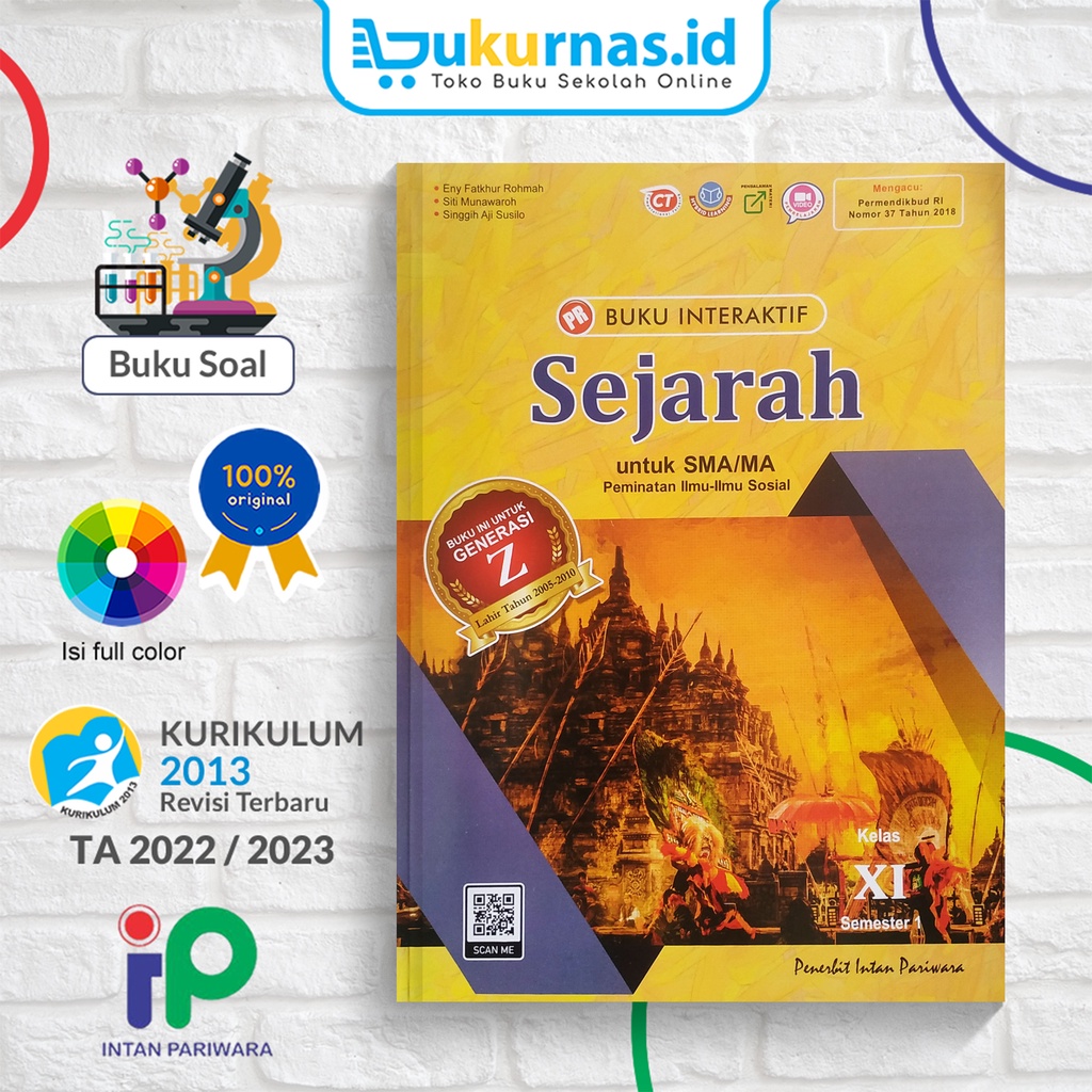 Jual Buku PR Interaktif Sejarah Peminatan SMA/MA Kelas 11 Semester 1 - Intan Pariwara | Shopee ...