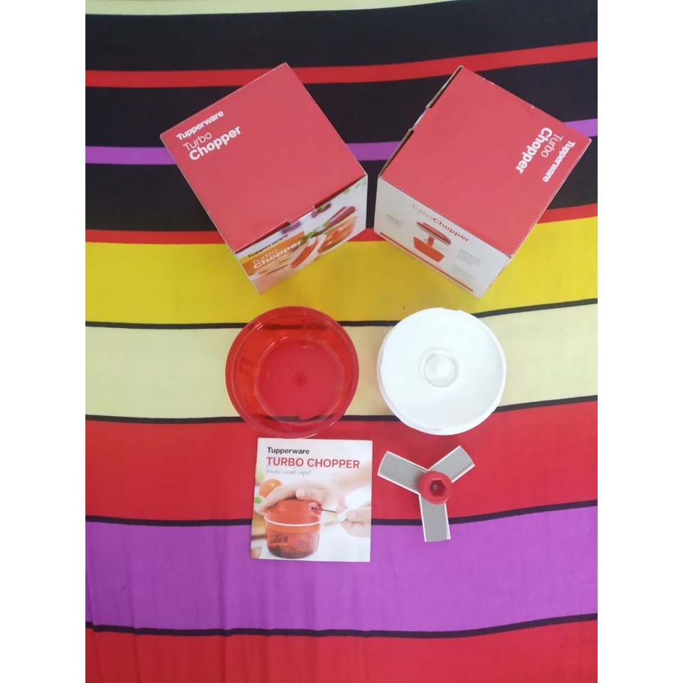 Jual turbo chopper tupperware manual blender hemat energi praktis ...