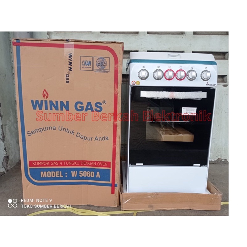 Jual Winn Gas Kompor Free standing / Kompor Oven pematik otomatis api ...