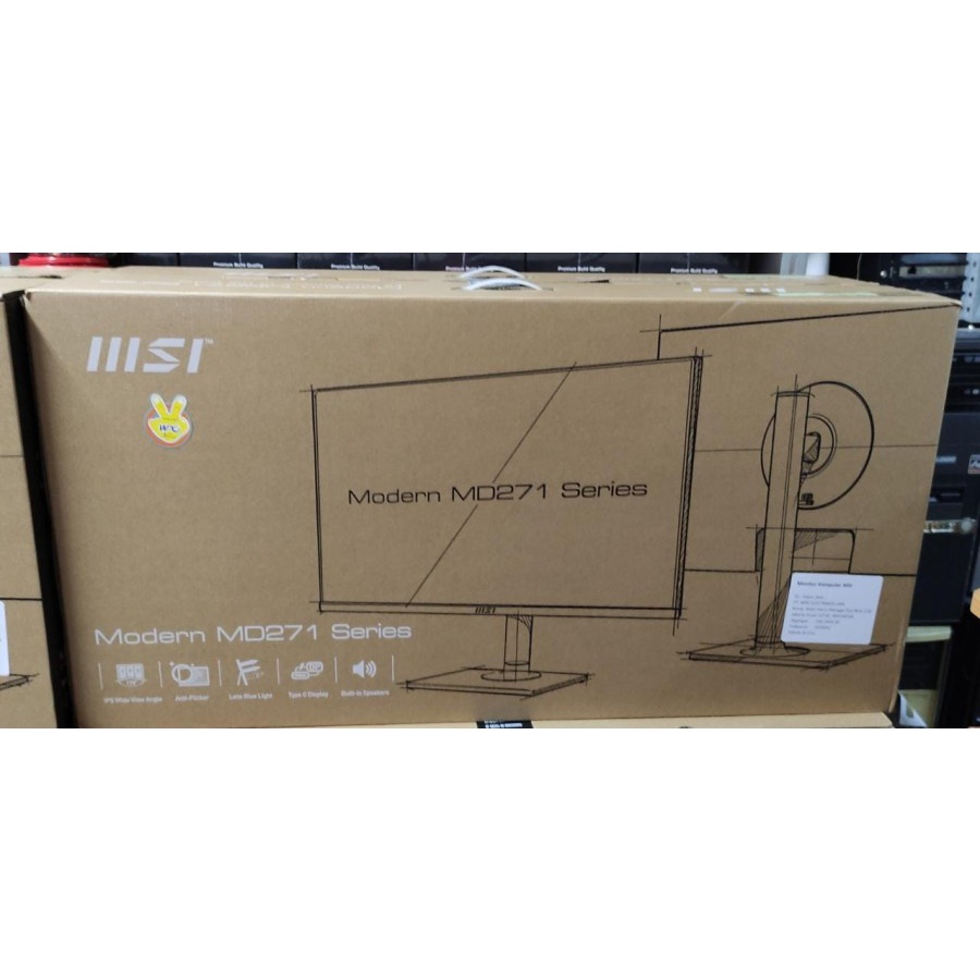 Jual Monitor MSI LED IPS Modern MD271P - Wide Screen Full HD 27" Inch ...