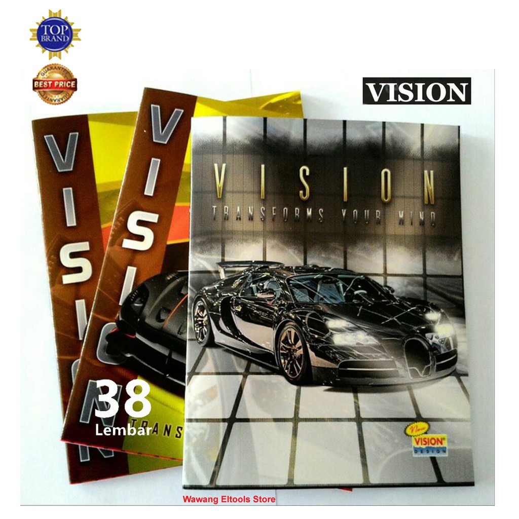 Jual Buku Tulis Vision 38 lembar/ 1 Pak /10 pcs | Shopee Indonesia